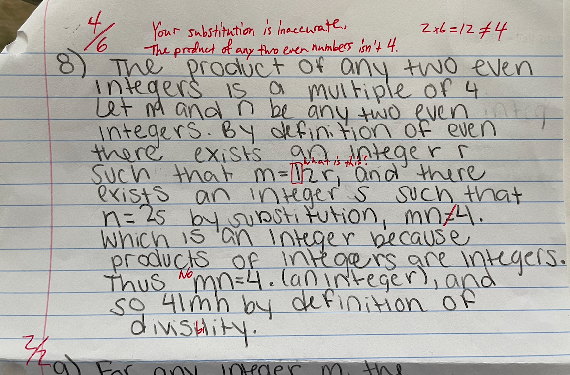 Solved 8 Prove Or Find A Counterexample The Product Of Any