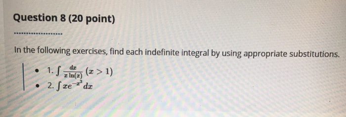 Solved In the following exercises, find each indefinite | Chegg.com