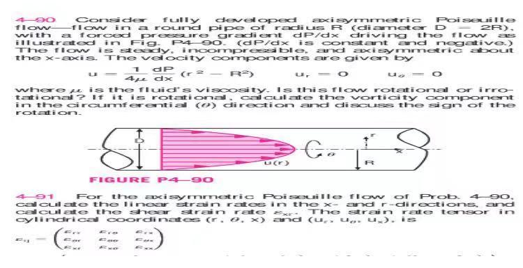 Solved 4.Consider fully developed axisymmetric Poiseuille | Chegg.com