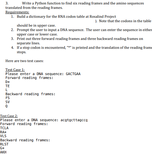 Dna Codon Table Python | Cabinets Matttroy