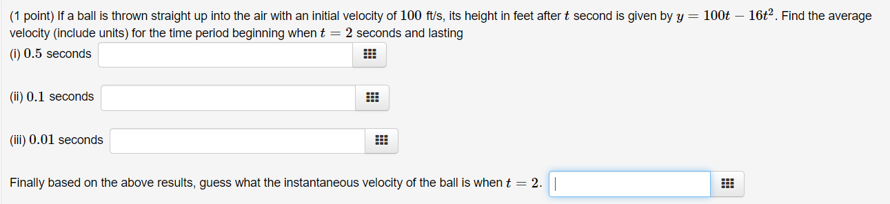 Solved (1 point) Suppose that an object moves along the | Chegg.com