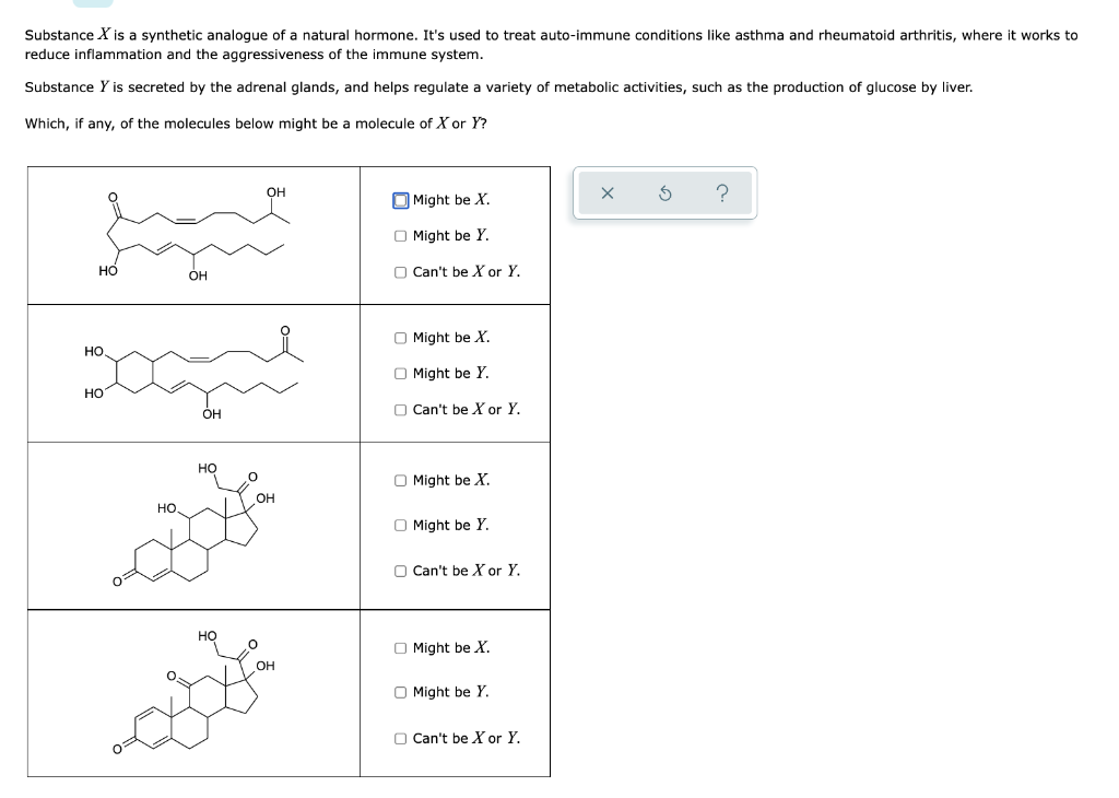 Solved Substance X is a synthetic analogue of a natural | Chegg.com