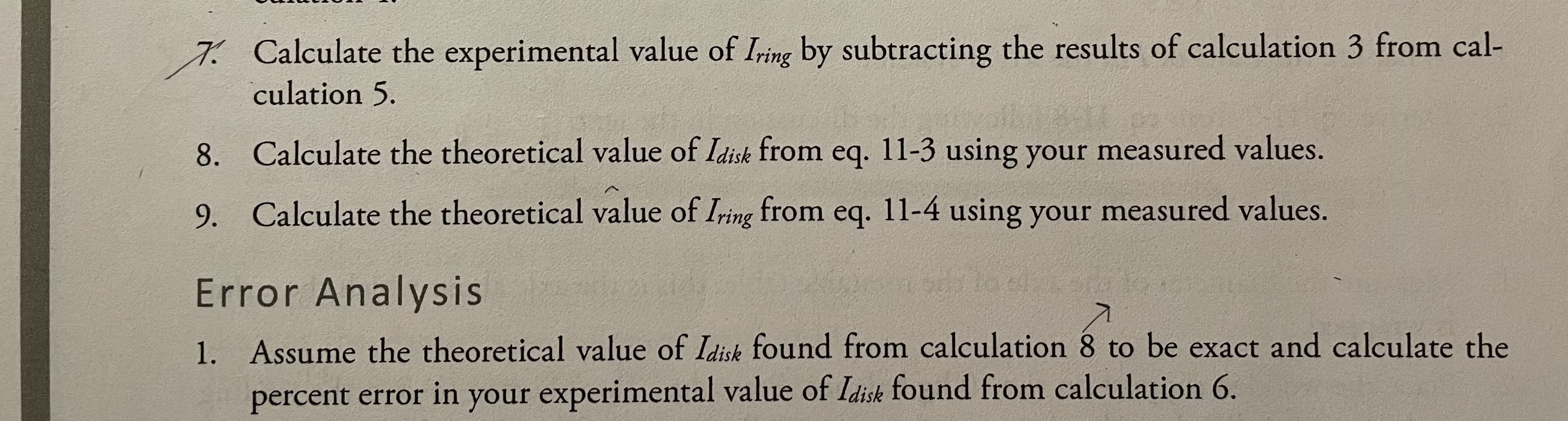 Solved I need help with calculating itable. I am using the | Chegg.com