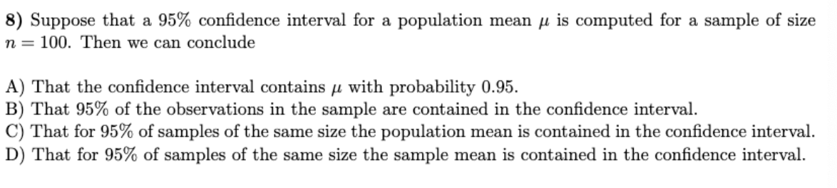 Solved 3) Suppose you have a simple random sample X1,X2,⋯,Xn | Chegg.com