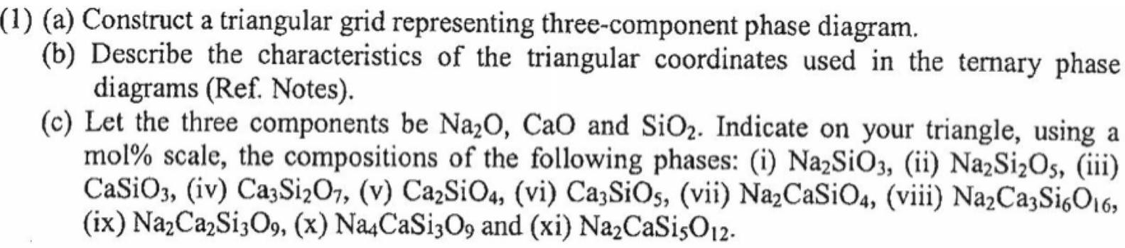 Solved (1) (a) Construct a triangular grid representing | Chegg.com