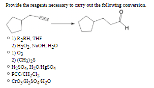 Solved Provide the reagents necessary to carry out the | Chegg.com