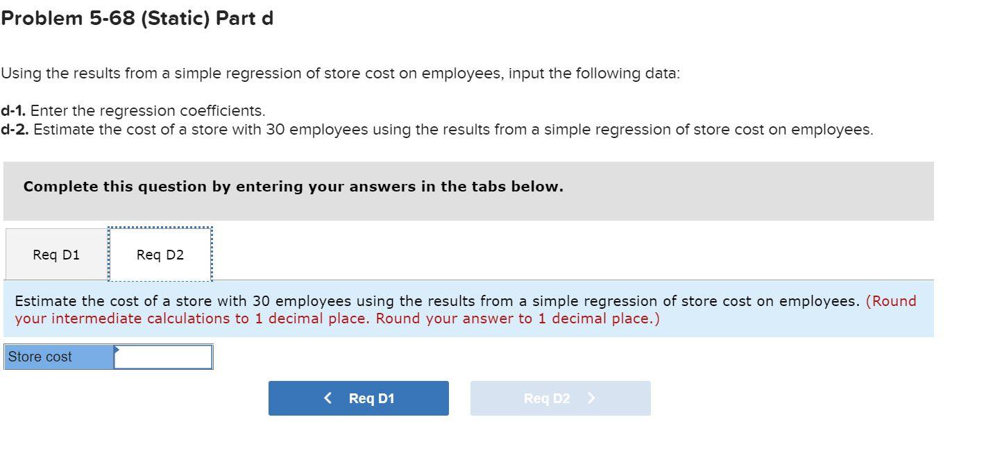 Required information Problem 5-68 (Static) Cost | Chegg.com