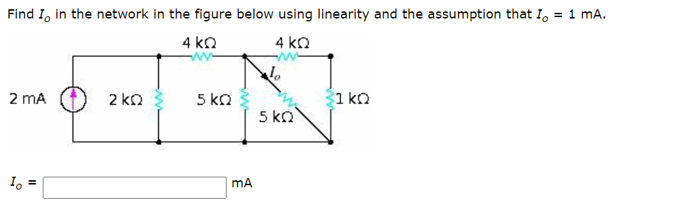 Solved Find I, in the network in the figure below using | Chegg.com
