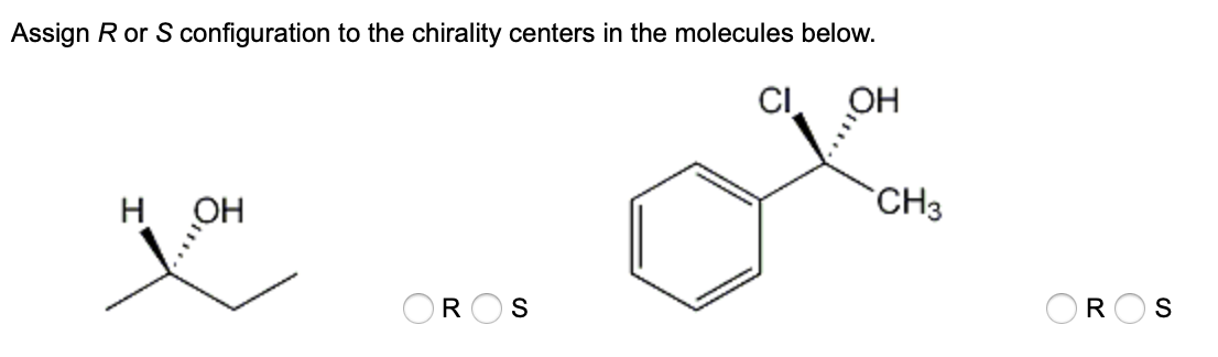 Solved Assign R or S configuration to the chirality centers | Chegg.com
