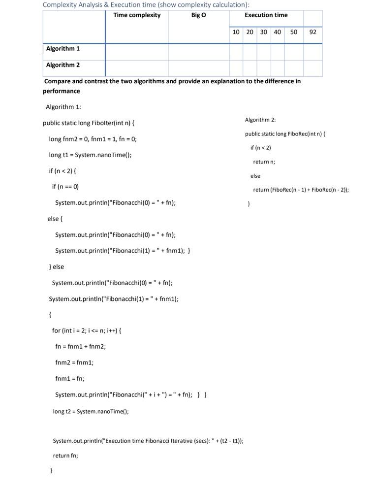 Solved SHOW CALCULATIONS if answer is O(1) dont just put | Chegg.com