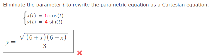 Solved 1b.Parameterize (write parametric equations for) the | Chegg.com