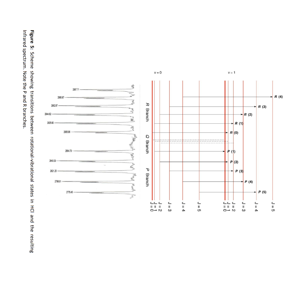 Solved [3 pts] Vibration-rotation transition in the infrared | Chegg.com
