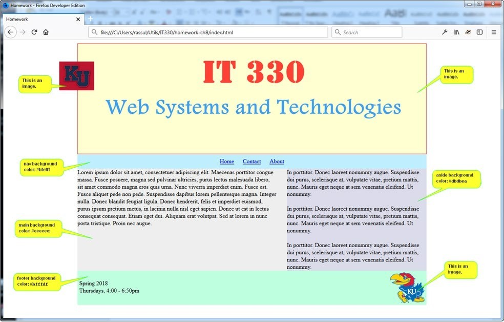 Solved You will only modifythe css file The container width | Chegg.com