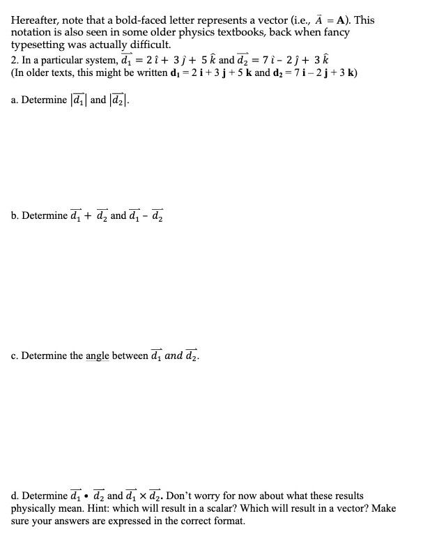 Solved Hereafter, note that a bold-faced letter represents a | Chegg.com