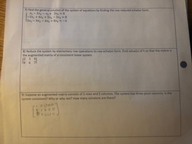 Solved I know how to do 7 but no clue how to do 8 and 9 | Chegg.com