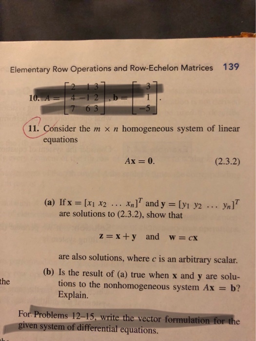 Solved 139 Elementary Row Operations and Row-Echelon | Chegg.com