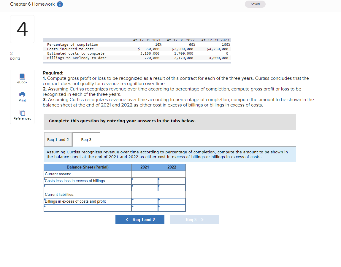 Solved Chapter 6 Homework A Saved 4 At 12-31-2021 10% $ | Chegg.com Solved Chapter 6 Homework A Saved 4 At 12-31-2021 10% $ | Chegg.com