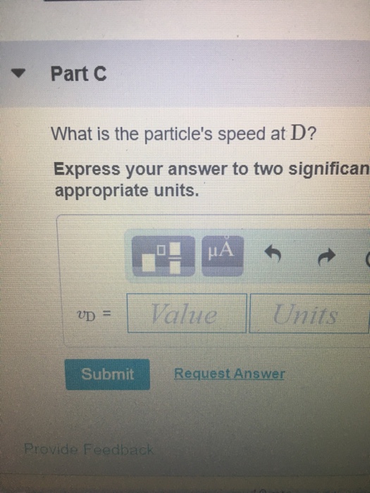 Solved particle that is released from rest at A 1 of1 Figure | Chegg.com