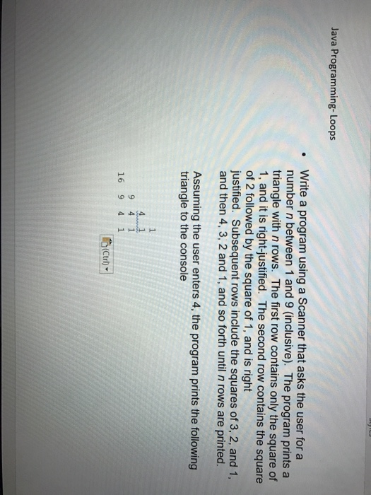 Solved Write a program using a Scanner that asks the user | Chegg.com