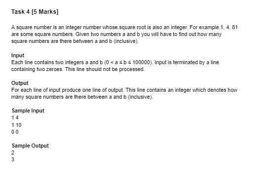 Solved Must Use Java For Each Problem You Must Take Input 