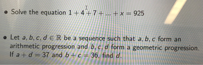 Solved Suppose that a1, a2,.. , a100 form an arithmetic | Chegg.com