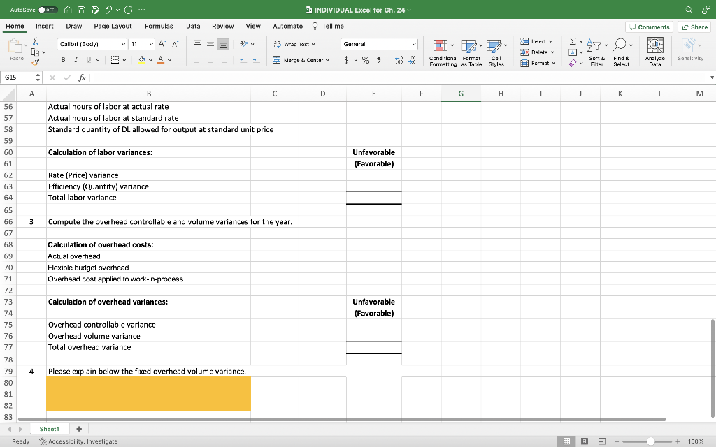 Solved answers are needed in blank cells, please. thank you | Chegg.com