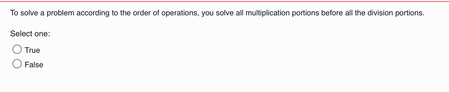 Solved To ﻿solve a problem according to ﻿the order of | Chegg.com