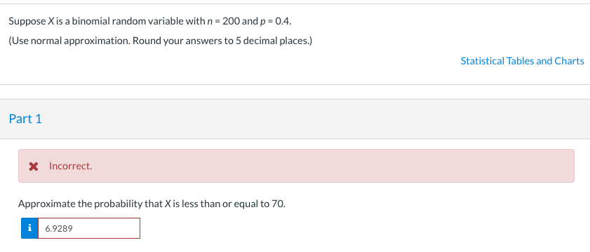Solved Suppose X is a binomial random variable with n = 200 | Chegg.com