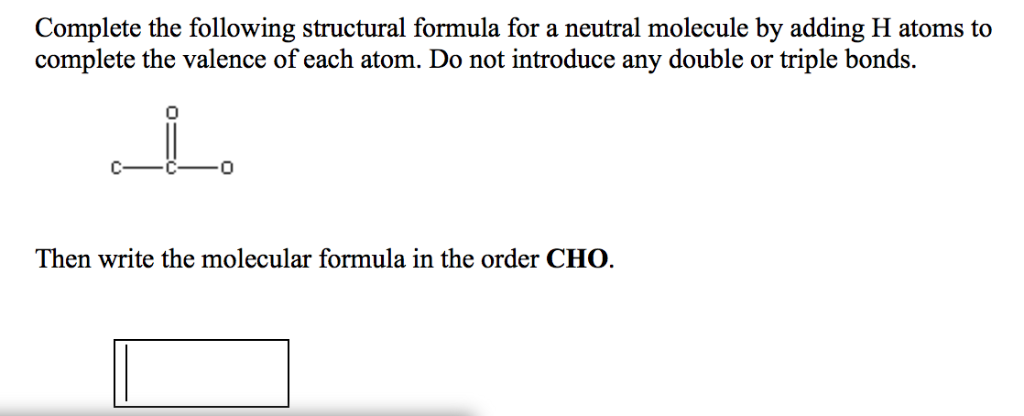 Solved Complete the following structural formula for a | Chegg.com