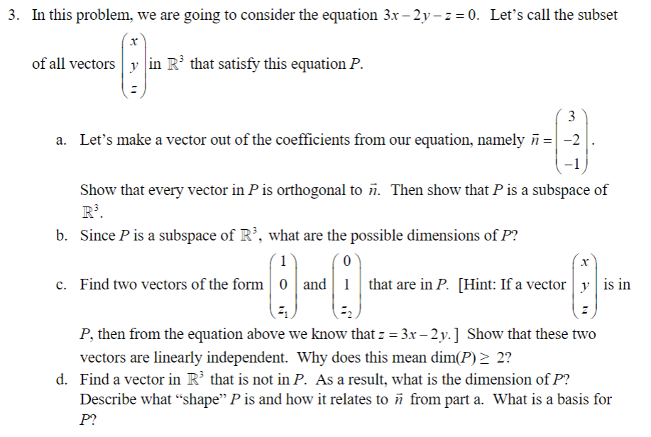 Solved In this problem, we are going to consider the | Chegg.com