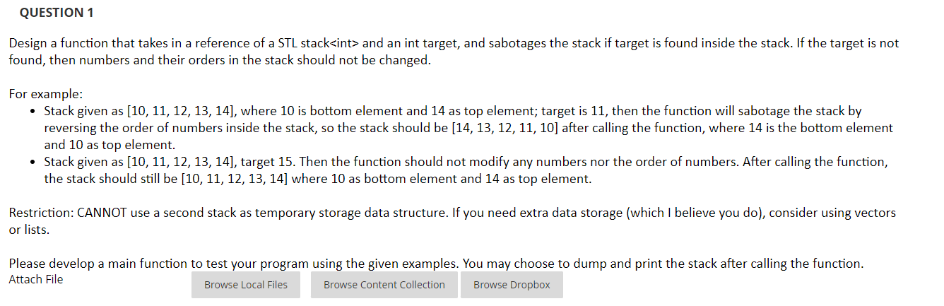 Solved QUESTION 1 Design a function that takes in a | Chegg.com