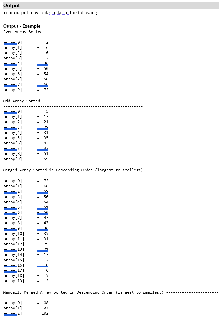 Solved Assignment Description Write a program to manipulate | Chegg.com
