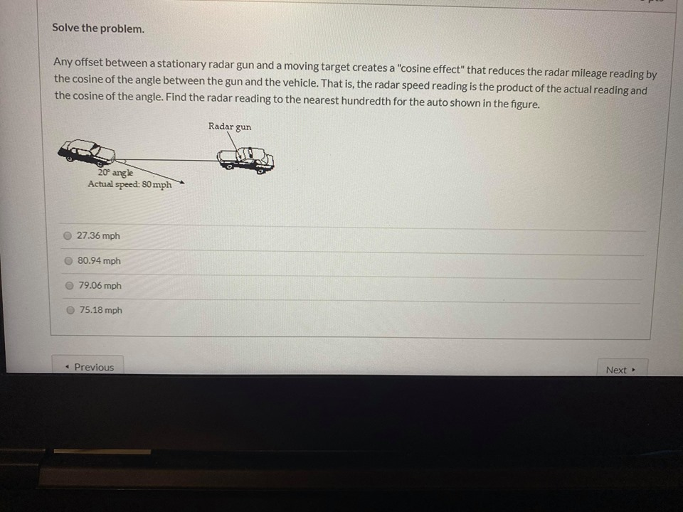 Solved Solve the problem. Any offset between a stationary | Chegg.com