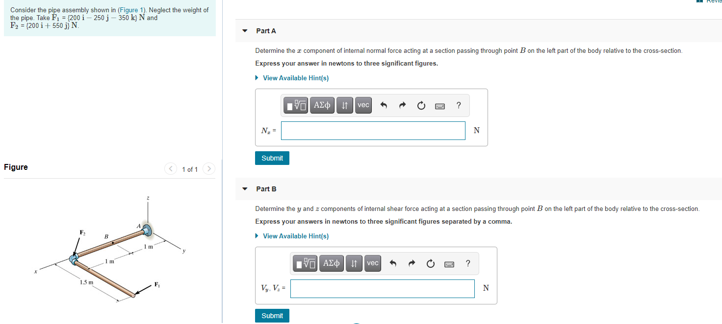 Solved Consider the pipe assembly shown in (Figure 1). | Chegg.com