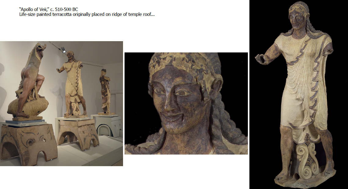 Apollo Of Veii Painted