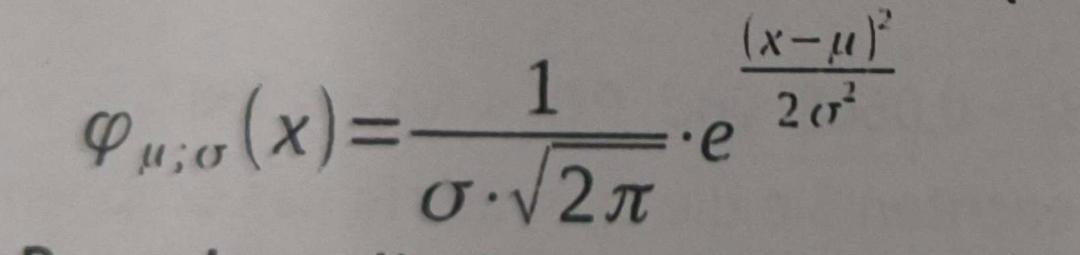 Solved φμ;σ(x)=1σ*2π2*e(x-μ)22σ2 | Chegg.com