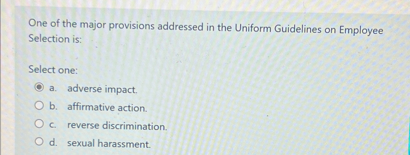 Solved One of the major provisions addressed in the Uniform | Chegg.com