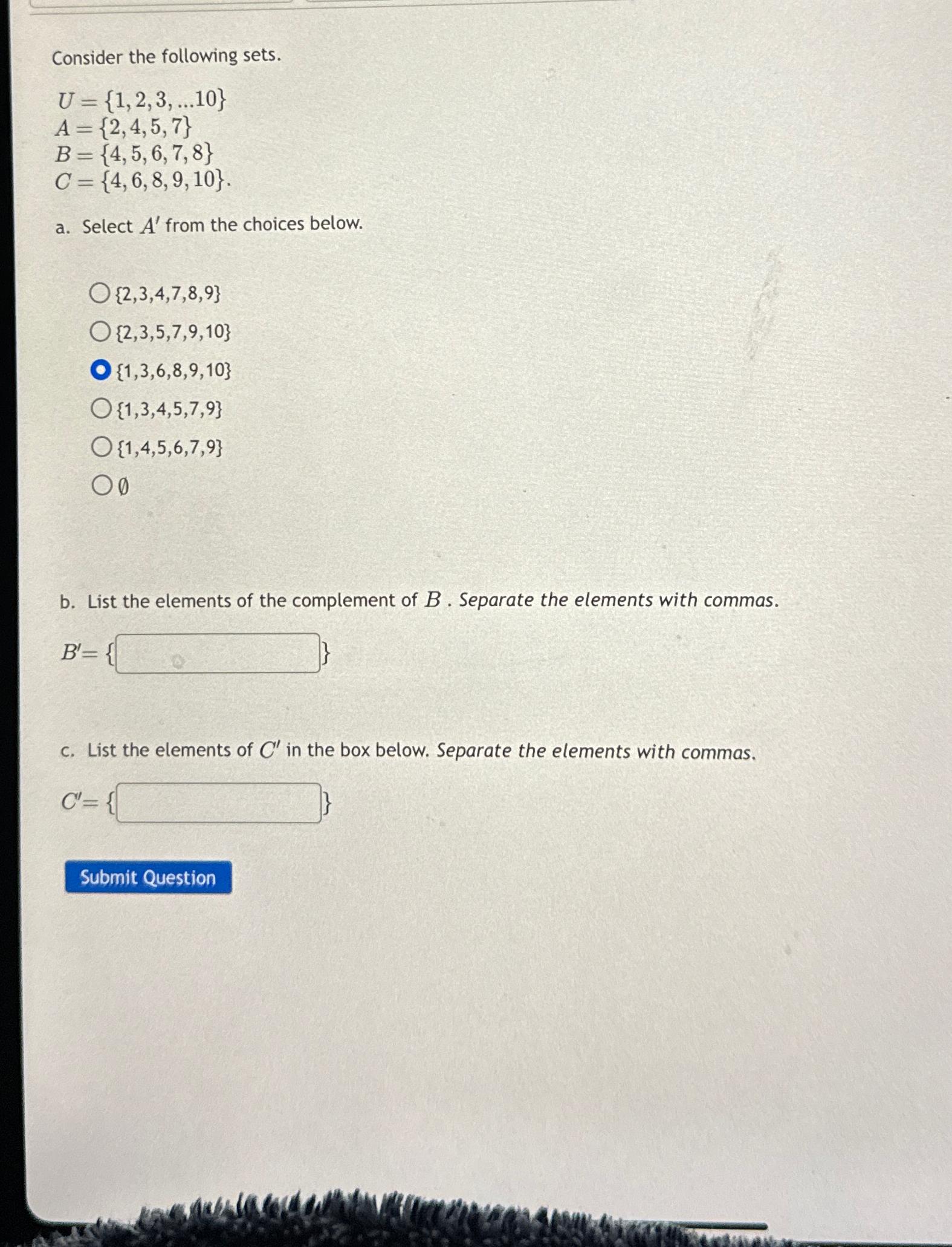 Solved Consider the following | Chegg.com