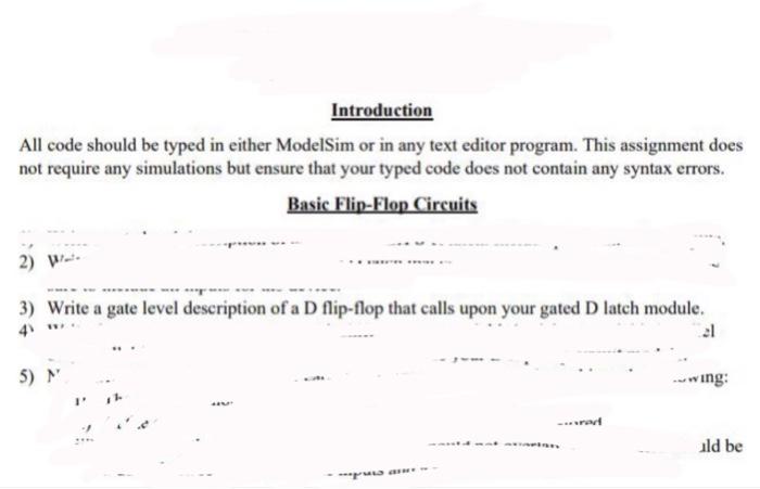 Solved Introduction All code should be typed in either | Chegg.com