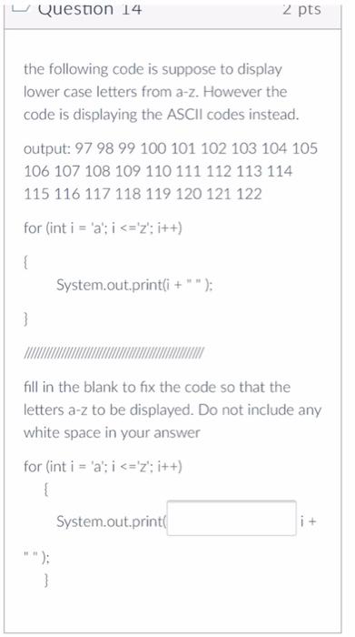 Solved the following code segment is suppose to calculate | Chegg.com