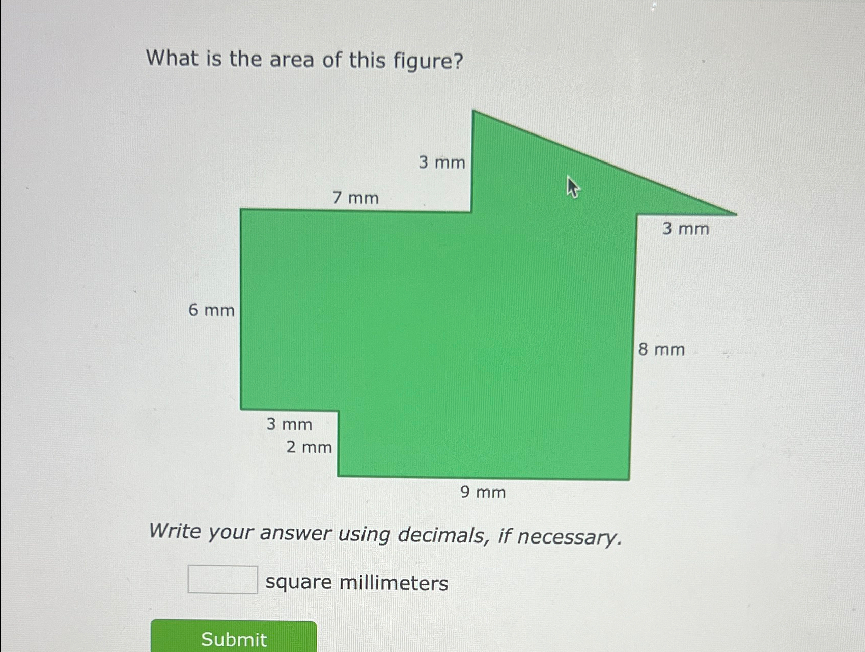 Solved What is the area of this figure?Write your answer | Chegg.com