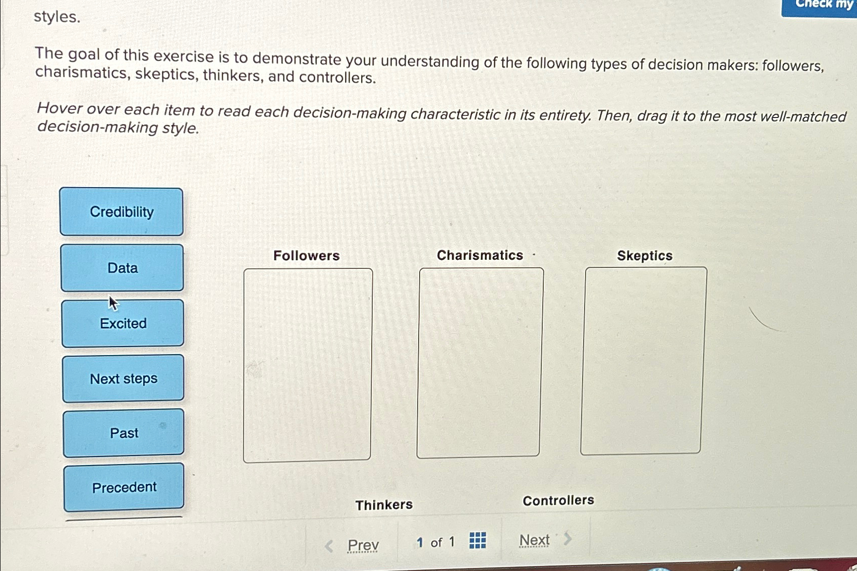 Solved styles.The goal of this exercise is to demonstrate | Chegg.com