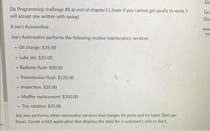 Solved Do Programming challenge \#8 at end of chapter11 | Chegg.com
