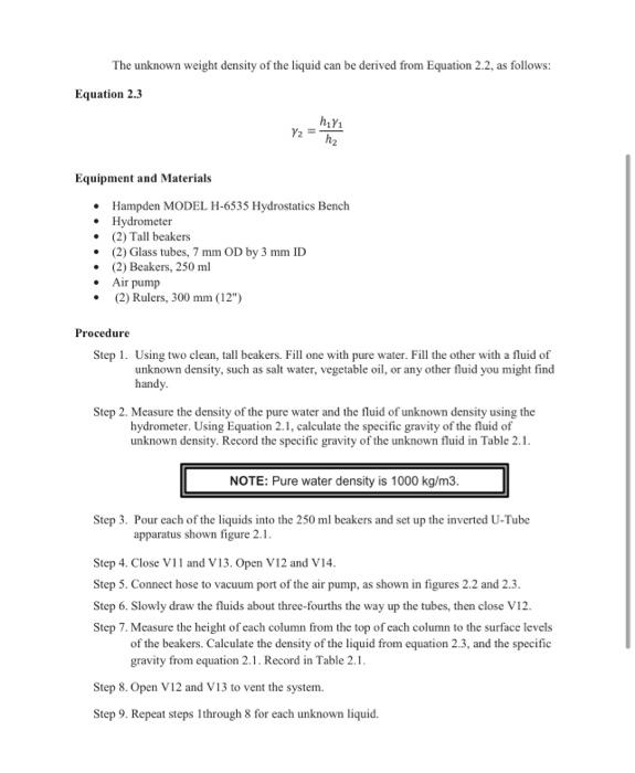 Solved CIEN 322 - Fluid MechanicsObjective: Determine the | Chegg.com