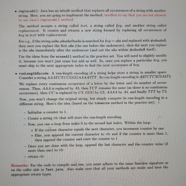 Solved 1 String Stuff Create a class StringStuff and the | Chegg.com