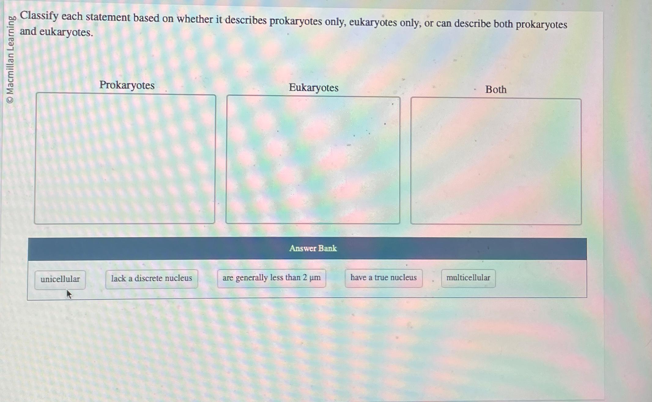 Solved ๓ ﻿Classify each statement based on whether it | Chegg.com