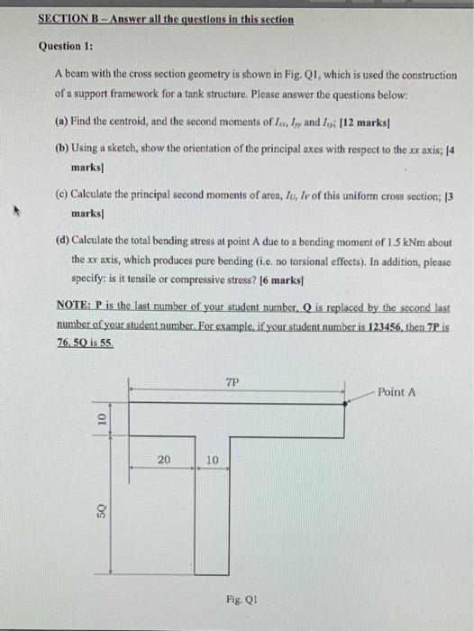 Solved SECTION B - Answer all the questions in this section | Chegg.com