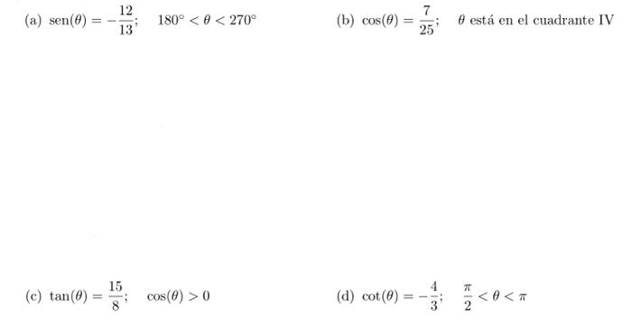 Solved Based on the given information, find the exact values | Chegg.com