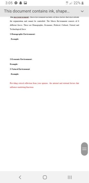 This document contains ink, shape... Technolozical | Chegg.com