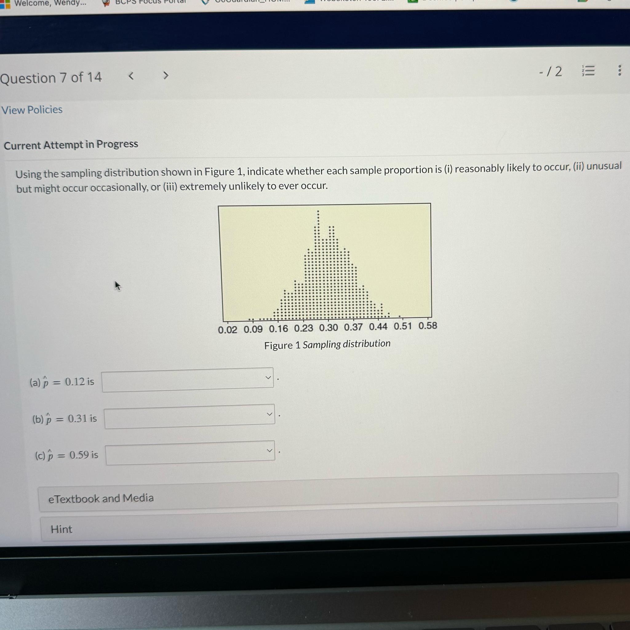 Solved Question 7 ﻿of 14-12View PoliciesCurrent Attempt in | Chegg.com